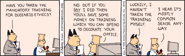 dilbert-mandatory_training - Bankerslab®